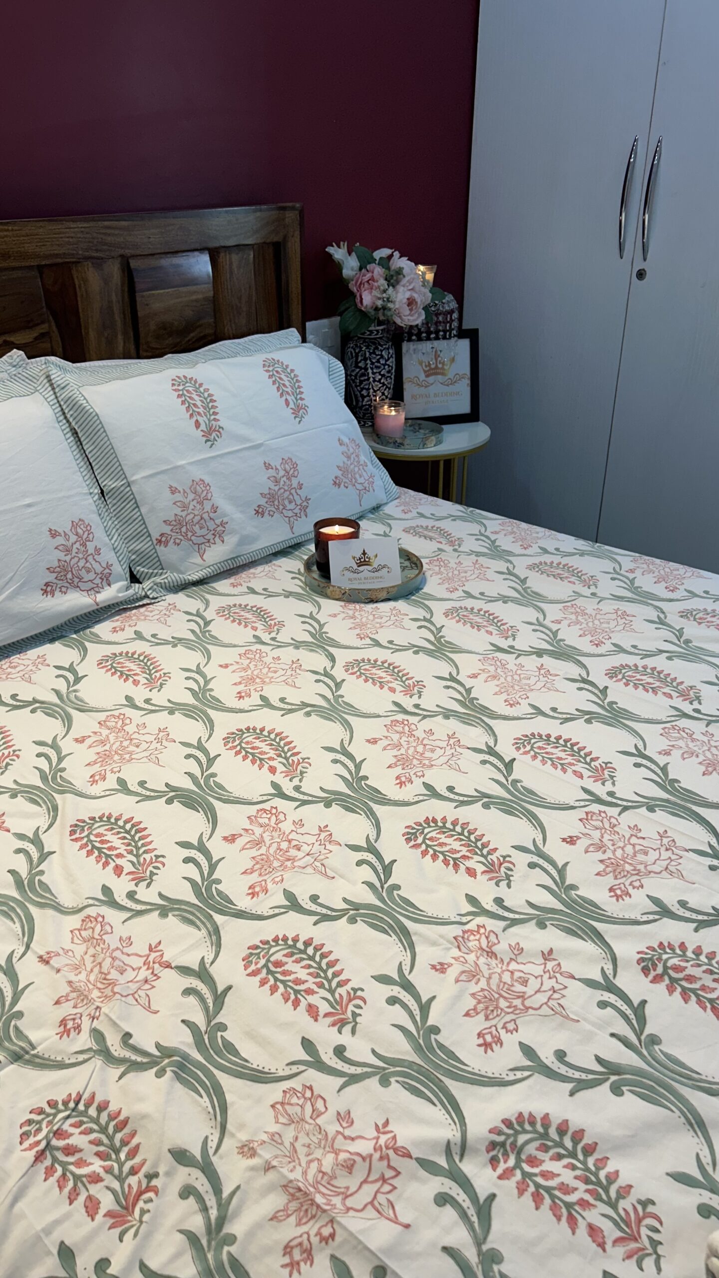 Summer Rose- Bedsheet set – Royal Bedding Heritage